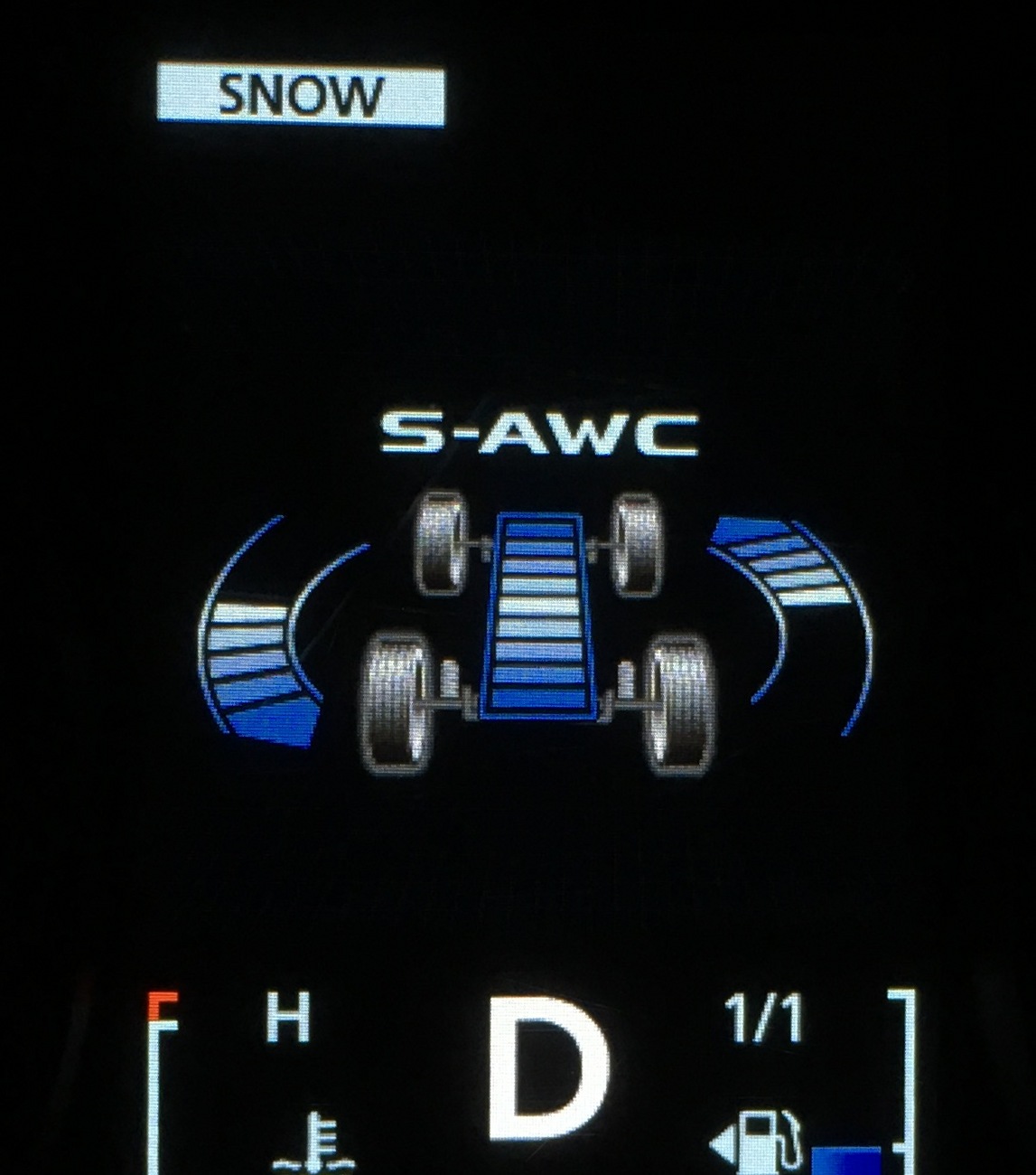 Упрощенная реализация S-AWC (Super All Wheel Control) для Outlander-3.